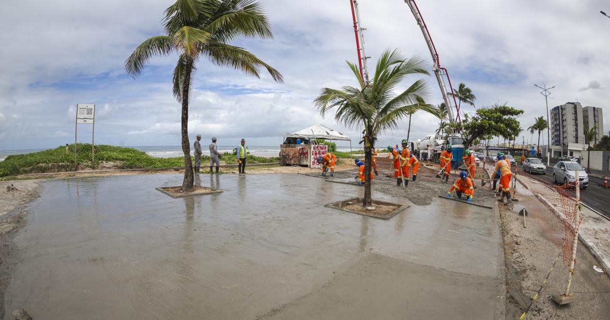 Prefeitura de Maceió | Obras de reurbanização da Praia da Avenida…
